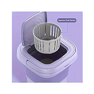 Portable Folding Washing Machine Household Small Fully Automatic Laundry Pantyhose All-in-One Machine