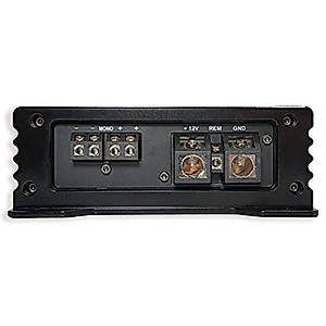 Kicker Bundle Compatible with Universal Vehicle 47QL7R12 12" Quad L7R 4800W Sub Box with HA-A1500.1 Amplifier and HA-AK0 1/0Ga Amp Install Kit