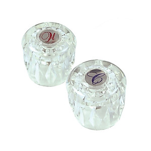 Danco 88304 Pair Handles for Valley Faucets, No Size, Clear