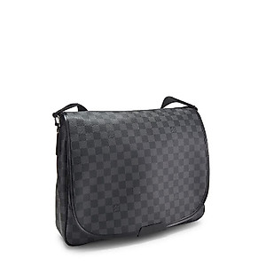 Louis Vuitton, Pre-Loved Damier Graphite Daniel GM, Black