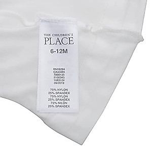 The Children's Place Baby Girls Toddler Microfiber Tights Hosiery, Cloud, 2T US