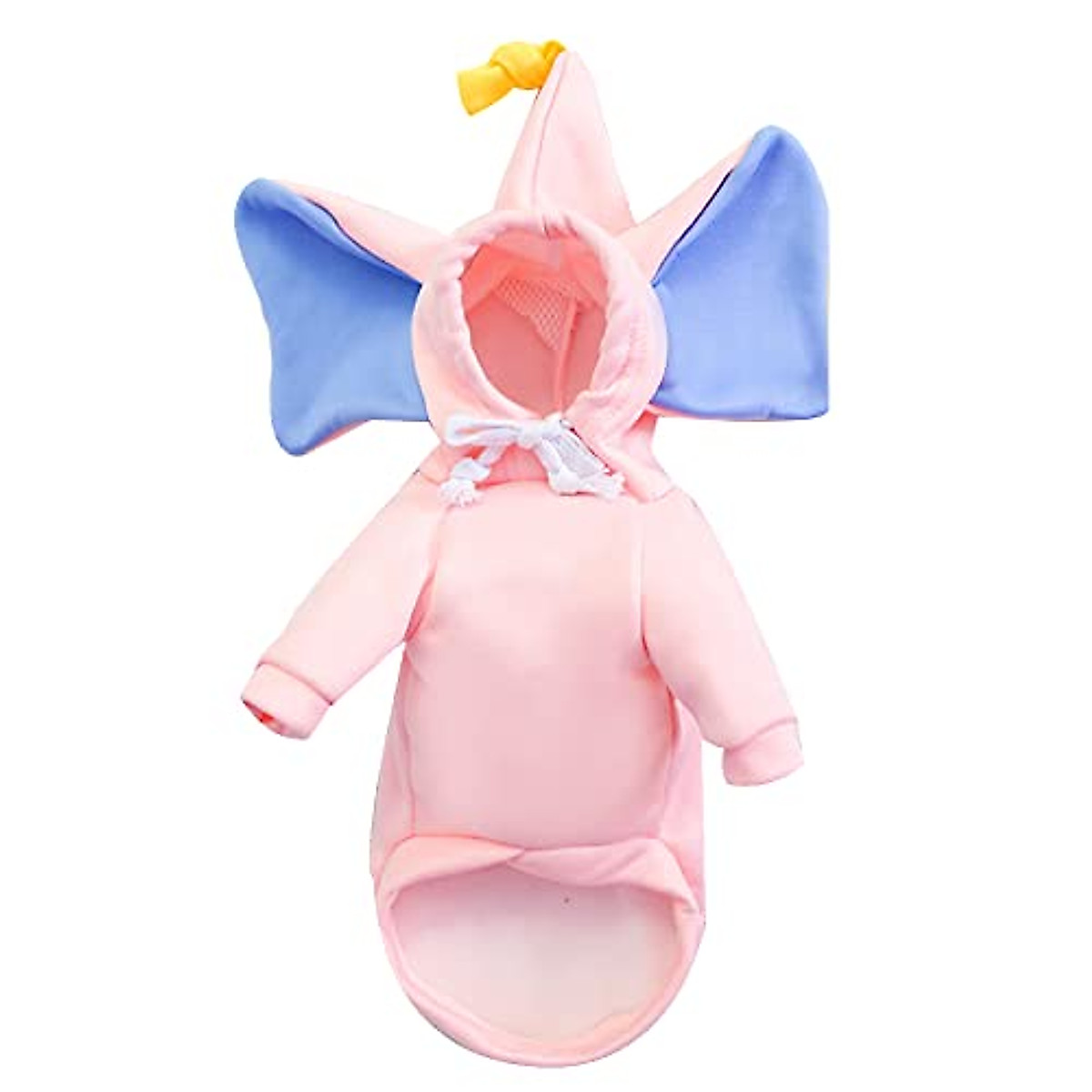 NACOCO Dog Elephant Halloween Costume Pet Cosplay Elephant Clothes Cat Hoodie Coat Dogs Warm Apparel and Pet Winter Clothes (Medium)