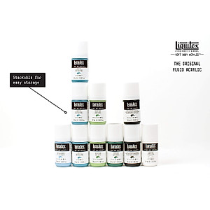 Liquitex Professional Soft Body Acrylic Paint, 6 x 22ml (0.74-oz), Mixing Set