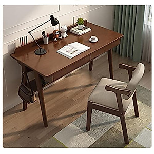 BBSJ Furniture Set Solid Wood Table and Chair Furniture Set Study Table Set 80 * 55 * 75Cm