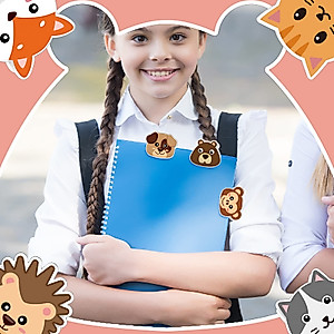 Crtiin 24 Pcs Cute Bag Clips Funny Clips Animals Shaped Fruit Kitchen and Food Bag Clips Binder and Paper Clips Plastic Bread Bag Clips for Airtight Seal Food Storage