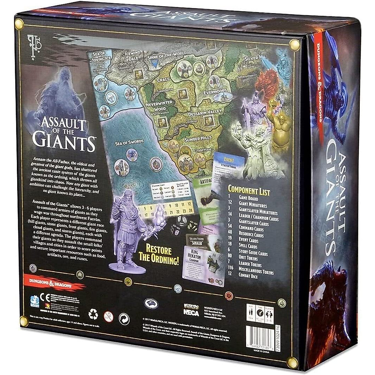 Dungeons & Dragons Assault of The Giants Board Game - Standard Edition | WizKids