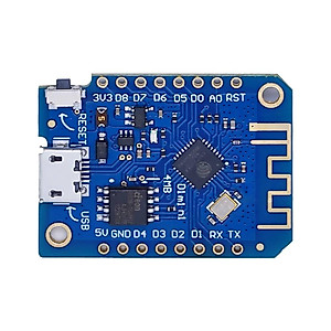 Wemos D1 Mini V3.0.0 WiFi Internet of Things Development Board Based ESP8266 CH340 CH340G 4MB for Arduino Nodemcu V2 MicroPython