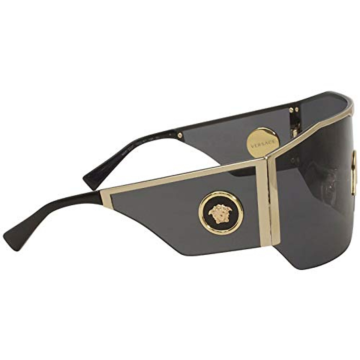Versace VE2220 100287 Gold VE2220 Visor Sunglasses Lens Category 3 Size 41mm