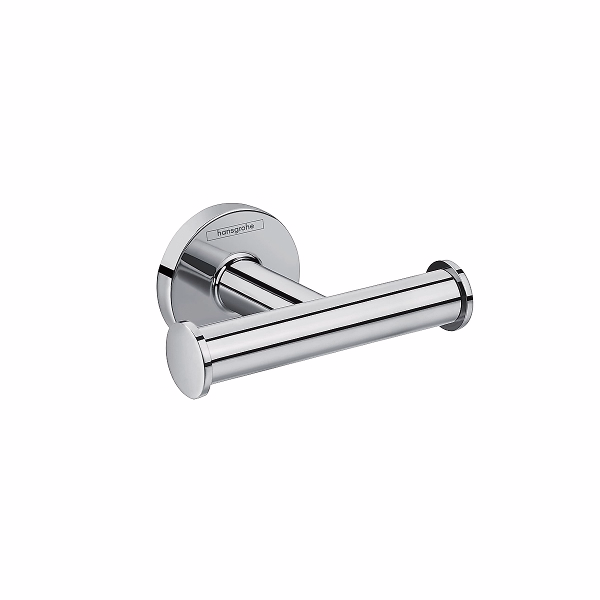 hansgrohe Dual Towel Hook 4-inch Double Hook in Chrome, 41725000