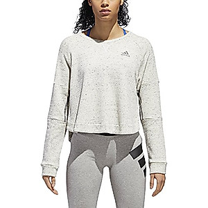 adidas Women's Athletics Sport 2 Street Tunic, White Melange/Grey Three, Large