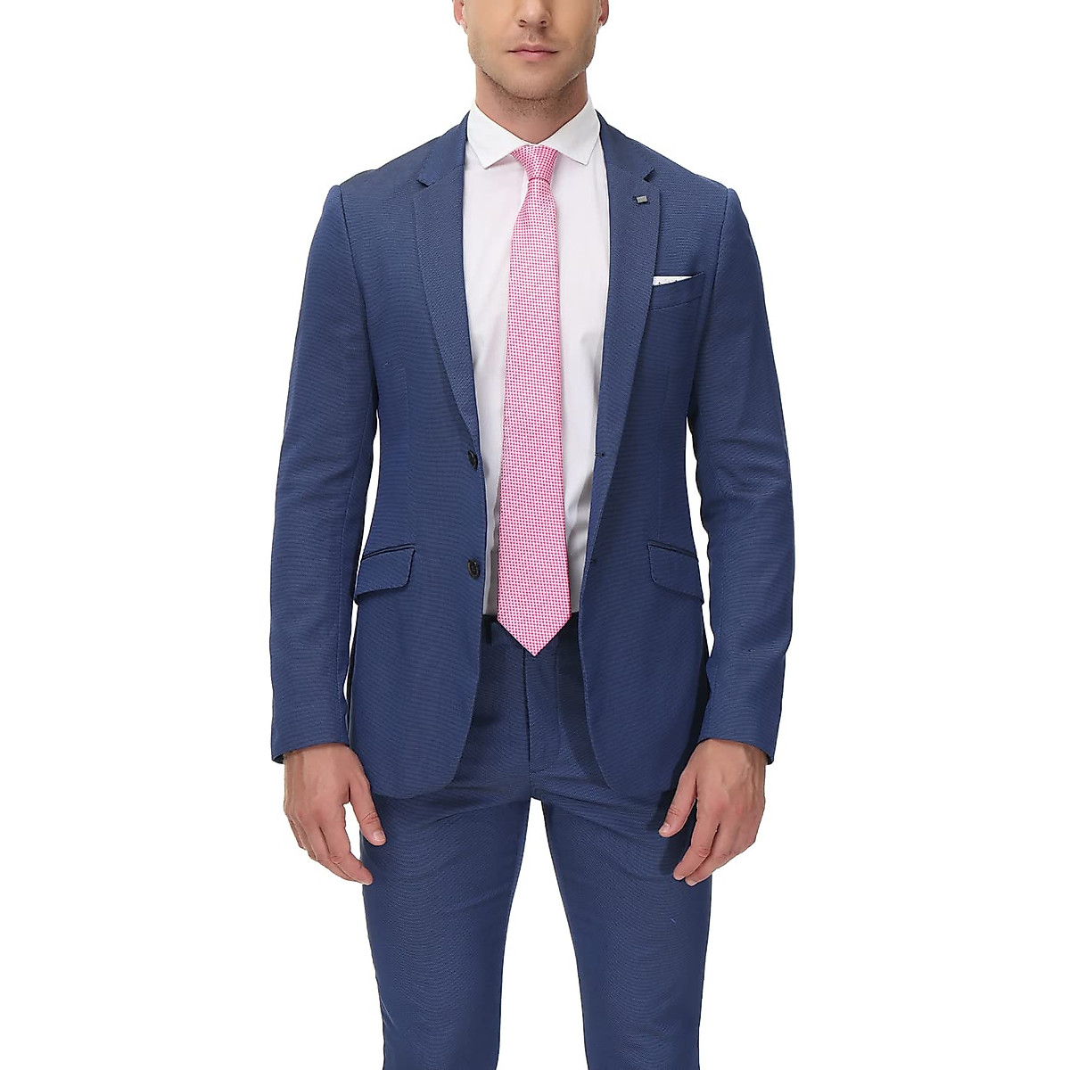 Adulove Men's Necktie Classic Silk Tie Woven Jacquard Neck Ties 9 PCS