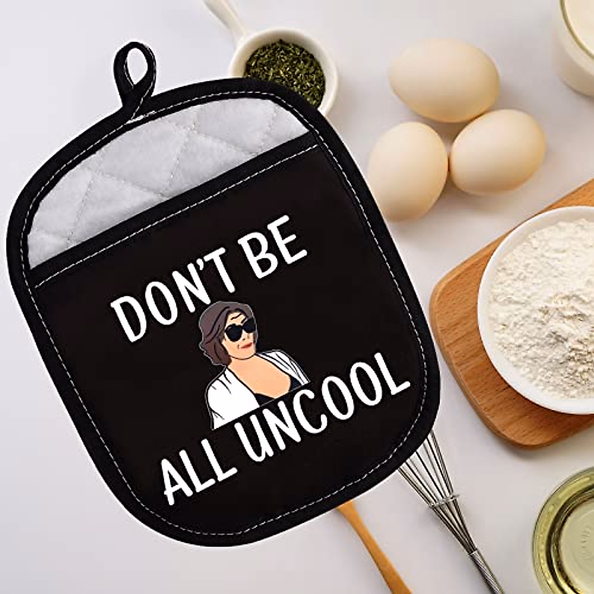 LEVLO Stars Fans Gift Don't Be All Uncool Pot Holder Housewives Gifts (Don't Be All Uncool)