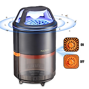 Raddy MS-1 Indoor Insect Trap with Suction, Electric Pest Killer for Fruit Fly/Mosquito/Gnats/Moths, Anti-Escape Net Design, Physical Pest Control, Flying Bug Catcher for Home Kitchen Greenhouse