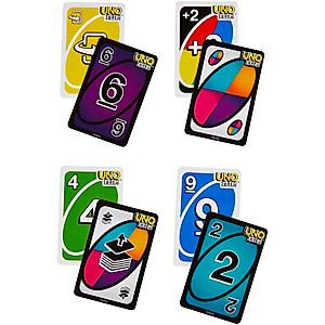 Mattel Games UNO Flip! Card Game for Kids, Adults & Family Night with Double-Sided Cards in Collectible Storage Tin (Amazon Exclusive)