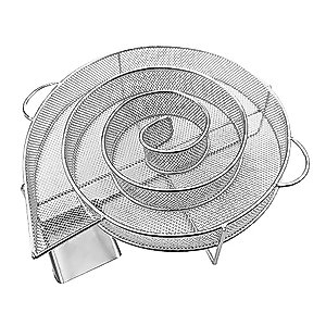 Naysku Cold Smoke Generator, Pellet Smoker Tray, Maze Smoker for Cold Smoking, Stainless Steel Grill Cooking Tools for BBQ Grill or Smoker Wood Dust, Outdoor Smokers for Any BBQ or Cabinet