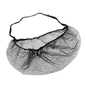QIAN SOU Dispoable Beard Cover Protector Elastic Beard Net 200 Pack (200, Black)