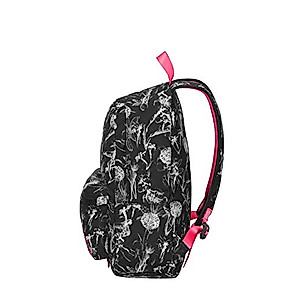 American Tourister Women's Daypacks, Multicoloured (Flowers Black), Standard Size