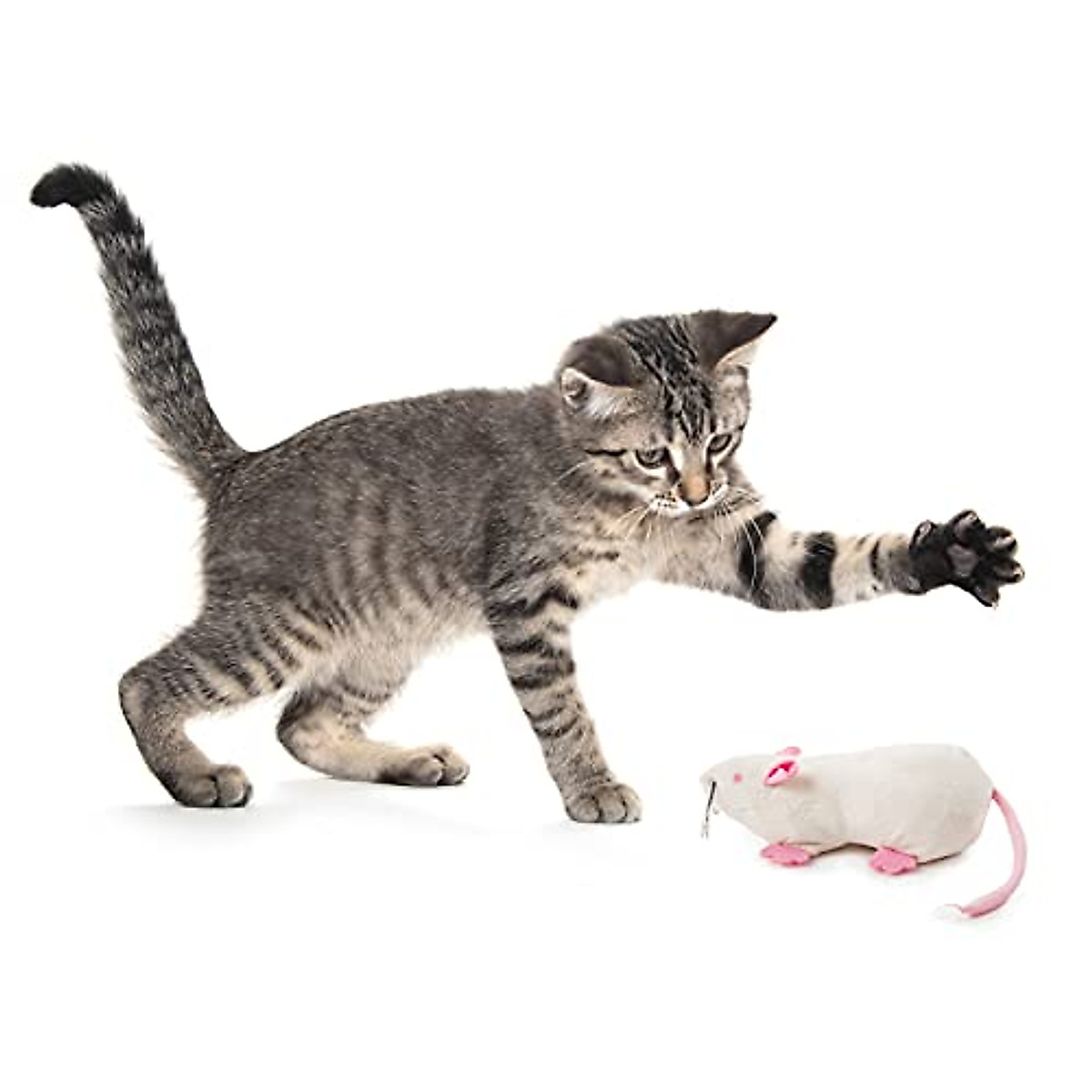 SmartyKat Rat Pack Kicker Plush Catnip Cat Toy - Randomly Selected Color, Jumbo