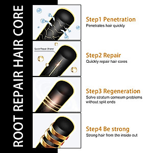 West&Month Hair Growth Serum for Black Women - Nourishing Formula for Dry, Damaged Hair Repair and Fast Natural Growth (3pcs)