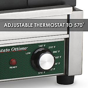 Waring Commercial WFG300 Panini Grill, 23.25x19.25x13.75, Silver