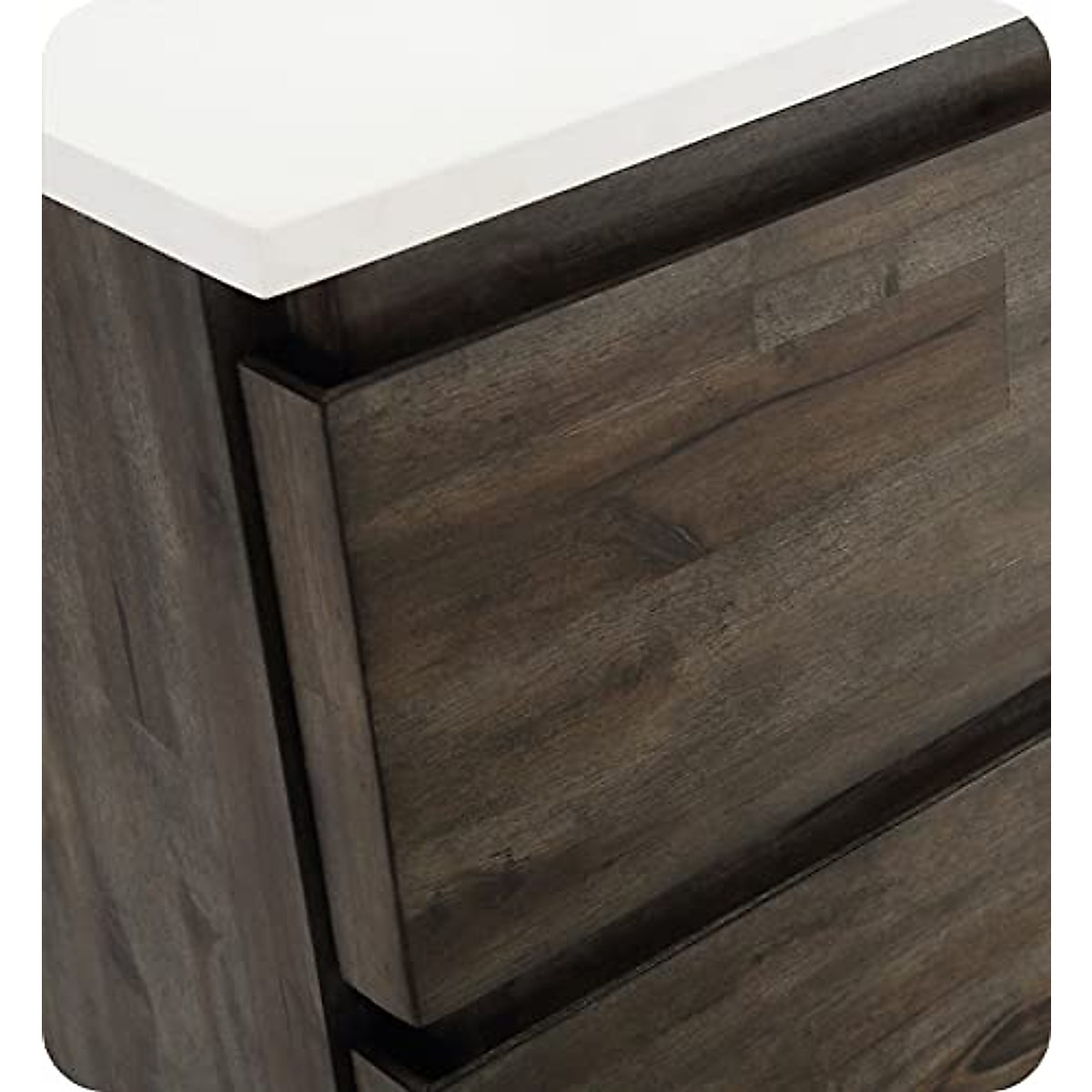 Fresca Formosa 30" Wall Hung Modern Bathroom Vanity - Quartz Countertop, Ceramic Sink & Mirror Included - Faucet Not Included