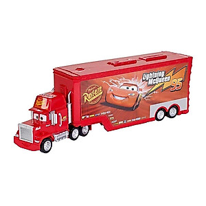 Disney Cars Toys Mack Hauler, Movie Playset, Toy Truck and Transporter, Racing Details for Story and Competition Play, Ages 4 and Up