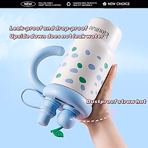 GPPYMX Large Capacity Insulated Tumbler with Lid and Straw，316 Stainless Steel Leakproof Insulated Cup ，27oz Iced Travel Coffee Mug for Ice Drink and Hot Beverage (Silver)