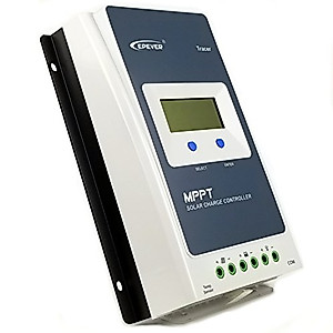 40A MPPT Solar Charge Controller +MT50 Monitor+Temp.Sensor Package Tracer 4210AN 100V Solar Panels Power Input Support Lithium Battery Charger Regulator Negative Ground