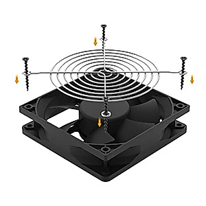 Blackhoso Fan Kit for Masterbuilt Digital Charcoal Grill, Fan Kit Replacement Part 9904190040 for Masterbuilt Gravity Series 560/800/1050 Digital Charcoal Grills and Smokers