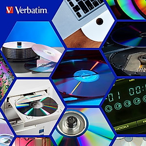 Verbatim 43557 DVD-R 16x Non-Printable Slim Case (Pack of 5), 1