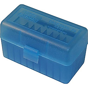 MTM 50 Round Rifle Ammo Box 17, 204, 223, 5.56x45, 6x47