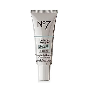 No7 Future Renew Damage Reversal Serum - Anti-Aging Face Serum for Glowing Skin - Hyaluronic Acid + Niacinamide for Skin Damage Reversal - Dermatologist-Approved, Suitable for Sensitive Skin (10ml)