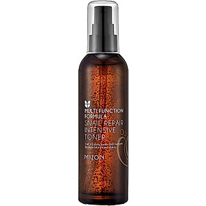 MIZON Snail Repair Intensive Toner Snail Mucin Hyaluronic Acid Adenosine Centella Asiatica Moisturizer Fine Line Treatment Safe Formula Korean Skincare (3.38 fl oz)