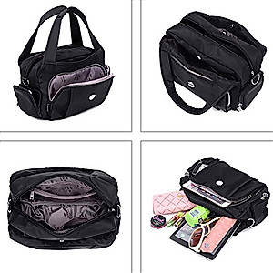 Collsants Crossbody Bag for Women Tote Shoulder Handbag Everyday Purse Lightweight Nylon Water Resistant