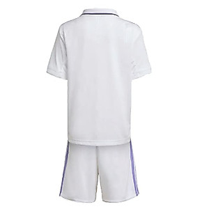 adidas Kids Unisex Soccer Real Madrid 22/23 Home Mini Kit (as1, alpha, xx_s, regular, 2XS)