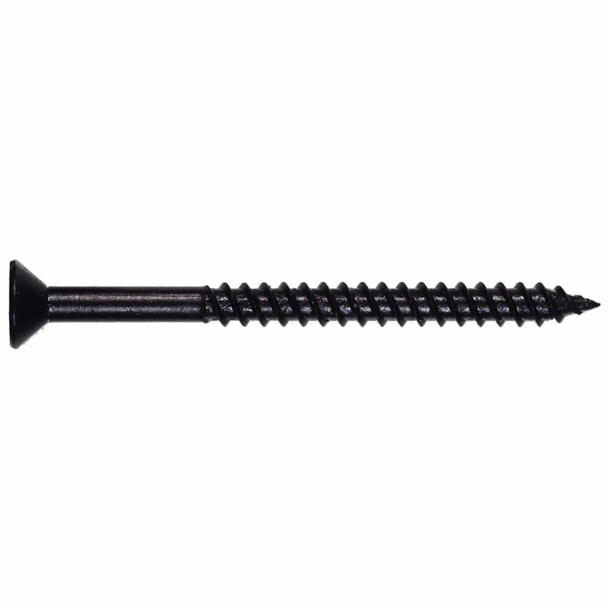 The Hillman Group, Black 39271 10 x 3-Inch Flat Head Phillips Twin Thread Cabinet Screw, 100-Pack, 3 inches
