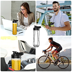 Upgrade Electric Smoothie Blender, Mini Small Personal Blender for Shakes & Smoothies, with 2 Portable 20oz Tritan Bottles, BPA-Free Juice Bullet Blender, 4 Powerful Blending Stainless Steel Blades