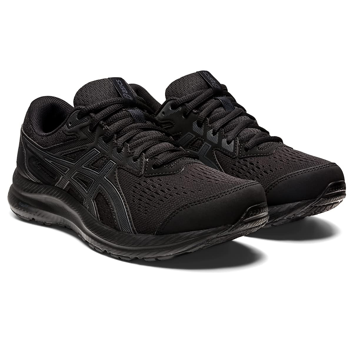 ASICS Women's Gel-Contend 8 Running Shoes, 8.5, Black/Carrier Grey