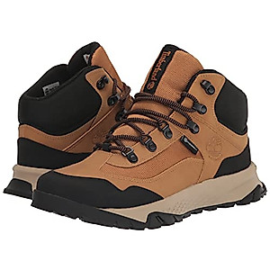 Timberland Men's Lincoln Peak Lite Mid F/L Waterproof Hiking Boot, Wheat Leather, 8.5