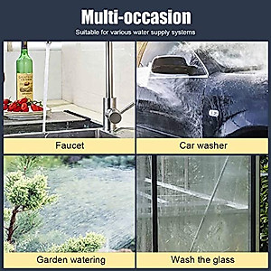 High Pressure Washer Wand High Pressure Garden Hose Nozzle Sprayer Cleaning Tool for Courtyard Water Output