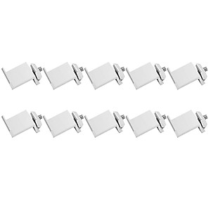 10Pcs Solar End Clamp Z Bracket Mid Clamps Aluminum Alloy for Solar Panel PV Mounting System