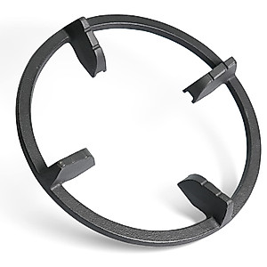 HRepair Cast Iron Wok Support Ring 9Inch Universal Non Slip Wok Rack Stand Fits Kitchen Samsung Ge Frigidaire Whirlpool Kitchenaid Lg Kenmore Gas Stove