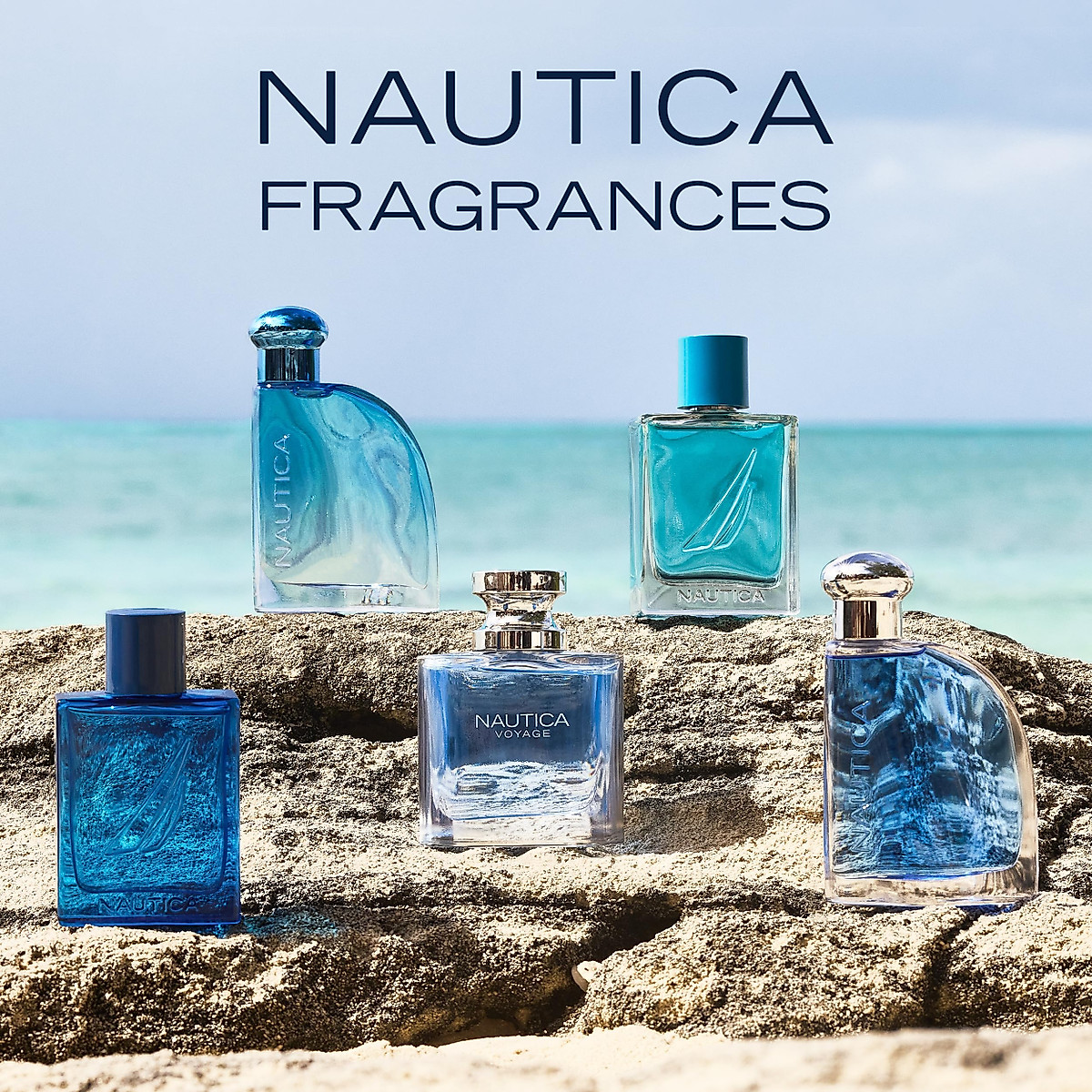 Nautica Midnight Voyage Eau de Toilette 1.6 fl oz (Pack of 1), Notes of Pink Pepper, Amber, and Mint, Men's Fragrance, Long Lasting, Everyday Fragrance, Travel Size
