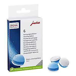 Jura ENA 4 Metropolitan Black Espresso Machine Bundle with 3-Phase Cleaning Tablets, and Clearyl Smart Water Filters Cartridge (4 Items)