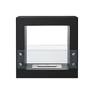 Freestanding Ventless Bio Ethanol Fireplace - Tectum Mini Black | Ignis