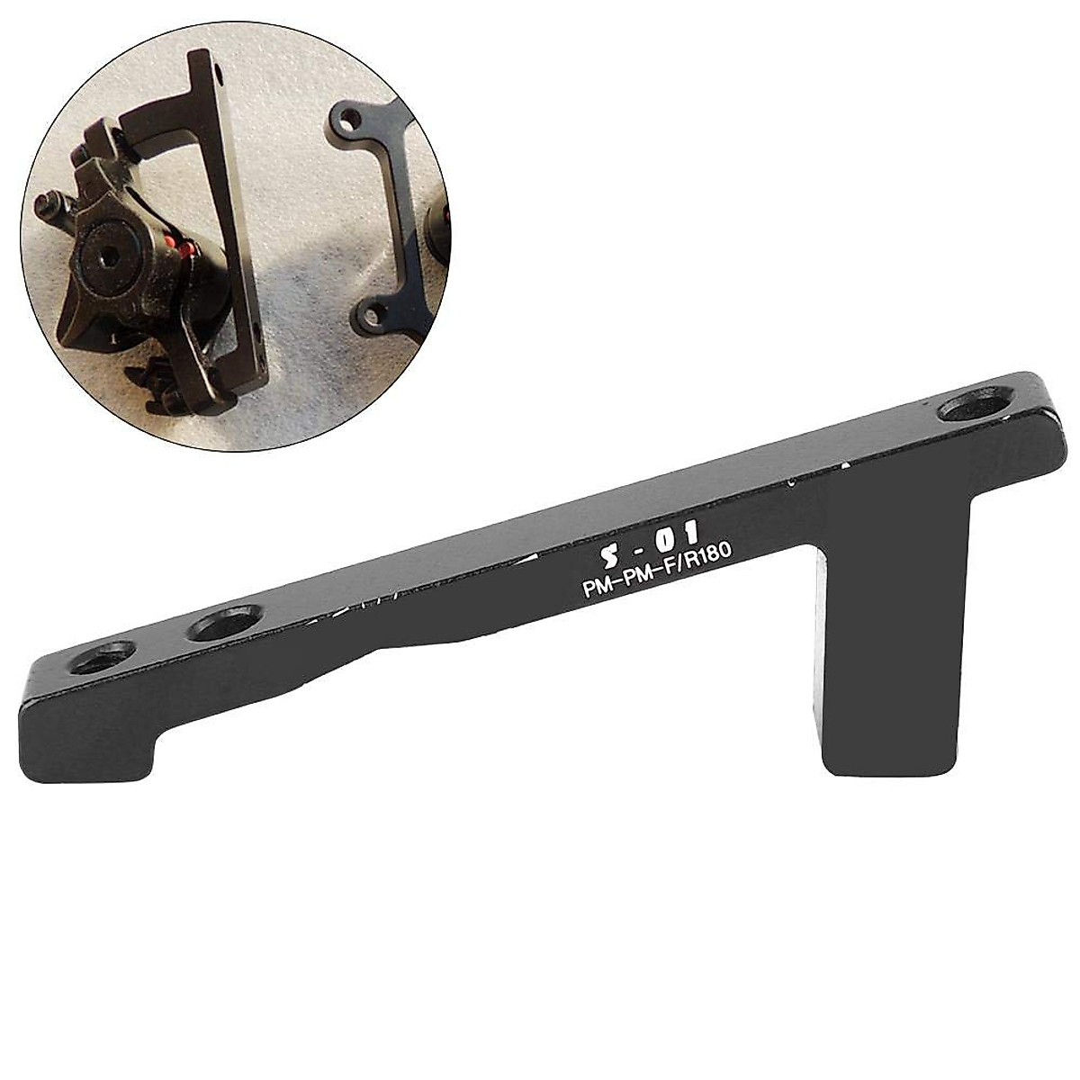 Disc Brake Adapter, Disc Brake Bracket, Disc Brake Mounting Caliper Mount Adapter for MTB Mountain Bike (DS01)