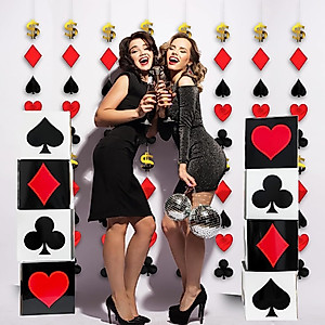 Casino Party Hanging Decoration | Pack of 6