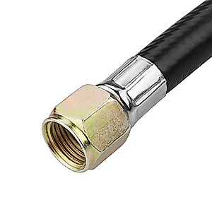 MENSI 16 Feet Y Splitter RV Propane Extension Hose for Two Outdoor Gas Grill to Hook Up RV 1/4" Quick Connect Adapter