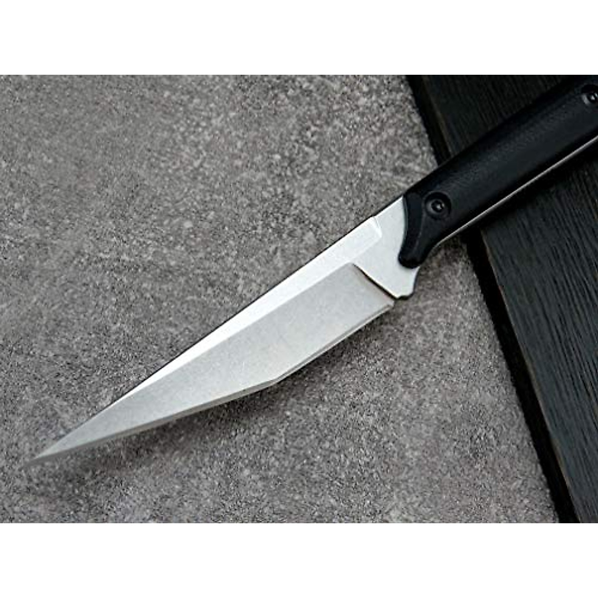 Ccanku C1140 Fixed Blade Knife,D2 Blade G10 Handle Claw Knife EDC Tool Knife,Utility Knife for Outdoor, Survival, Hiking, Camping(Silver)