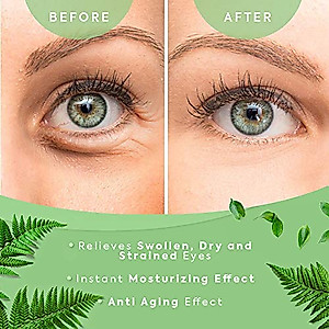 Undereye Gel Patches - Green Tea Eye Gel Patch, Eye Masks for Dark Circles and Puffiness - Collagen Eye Mask Under Eye Pads - Gel Eye Mask for Puffy Eyes - Dark Circles Under Eye Treatment for Women